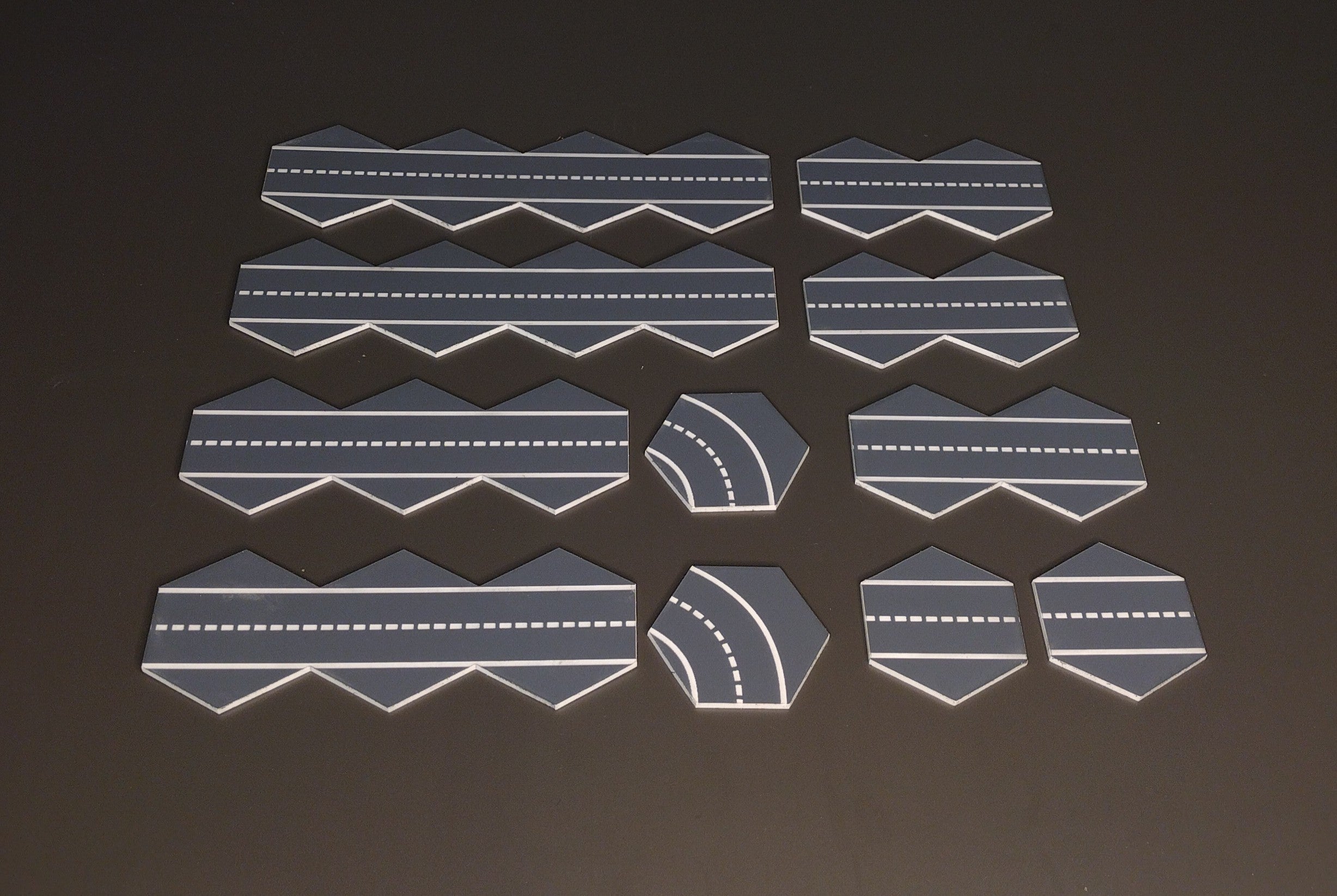 Hex Road Battletech Compatible Road Tile Expansion Set – Tabletop Citadel