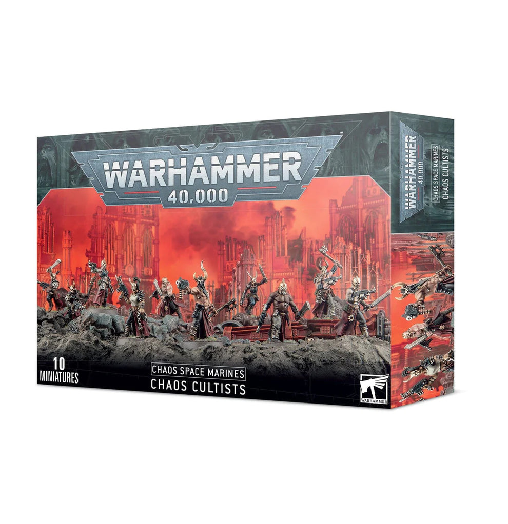 Games Workshop Warhammer 40k Chaos Space Marines Chaos Cultists ...