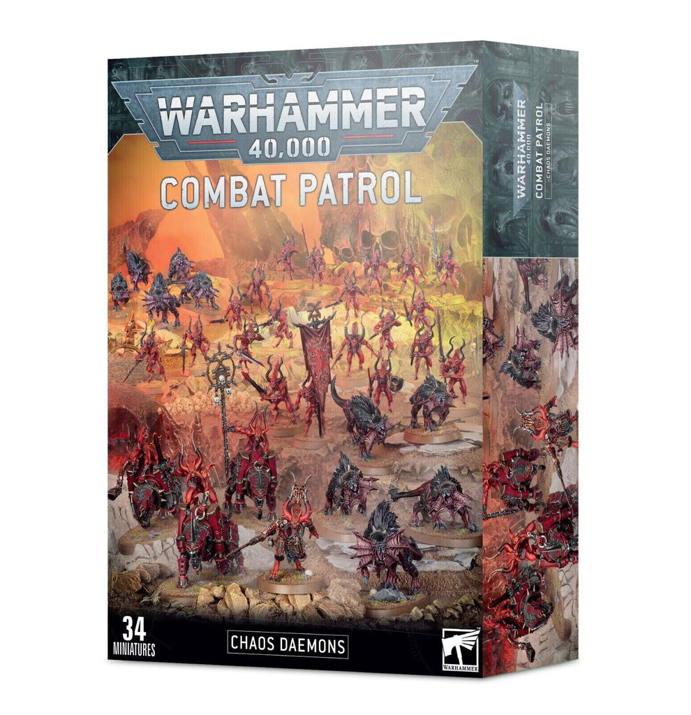 Games Workshop Warhammer 40k Chaos Daemons Combat Patrol – Tabletop Citadel